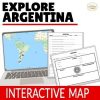 Spanish Speaking Countries Virtual Field Trip Interactive Map Activity ...