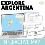 Argentina Virtual Field Trip Digital Map Activities SPANISH AND ENGLISH ...