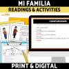 La Familia Spanish Family Tree Vocabulary Activity Reading ...
