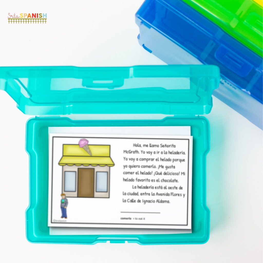 City Vocabulary Activities in Spanish - Srta Spanish