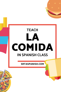 Fun Spanish Food Vocabulary Activities for La Comida Unit - Srta Spanish