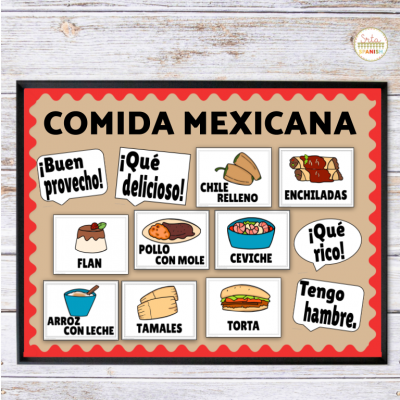 Fun Spanish Food Vocabulary Activities for La Comida Unit - Srta Spanish