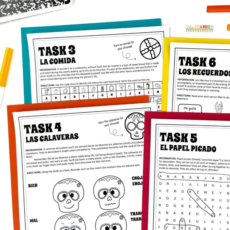 Día de los Muertos Lesson Plan: Build an Ofrenda Challenge - Srta Spanish
