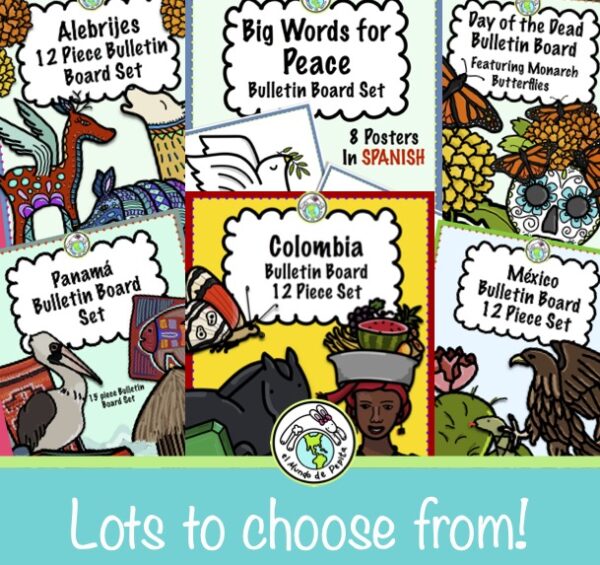 Spanish Classroom Decor for Hispanic Heritage Month - Srta Spanish