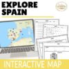 Spain Virtual Field Trip Digital Map Activities SPANISH & ENGLISH ...