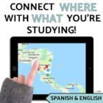 Nicaragua Virtual Field Trip Digital Map Activities SPANISH & ENGLISH ...