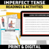 Spanish Reading Comprehension Passages Worksheets and Activities - Srta ...