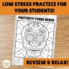 Regular Spanish Preterite ER IR Verbs Worksheets | Día de los Muertos ...