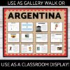 Argentina Gallery Walk Readings & Classroom Display in Spanish ...