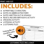 Mi Cumpleaños Es Spanish Birthday Activities to Practice Saying the ...