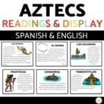Maya Aztec Inca Readings Activities and Bulletin Boards in Spanish ...