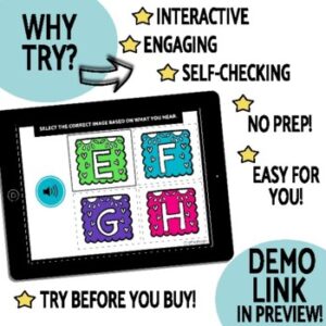 Spanish Alphabet El Alfabeto Listening Practice Boom Cards - Srta Spanish