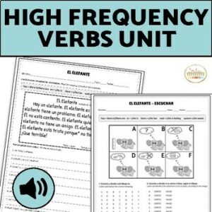 Spanish 1 Lesson Plans High Frequency Verbs Units Exploratory Spanish ...