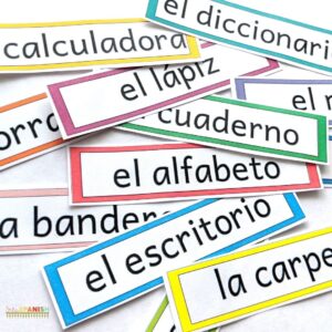 Spanish Classroom Decor for Back to School - Srta Spanish