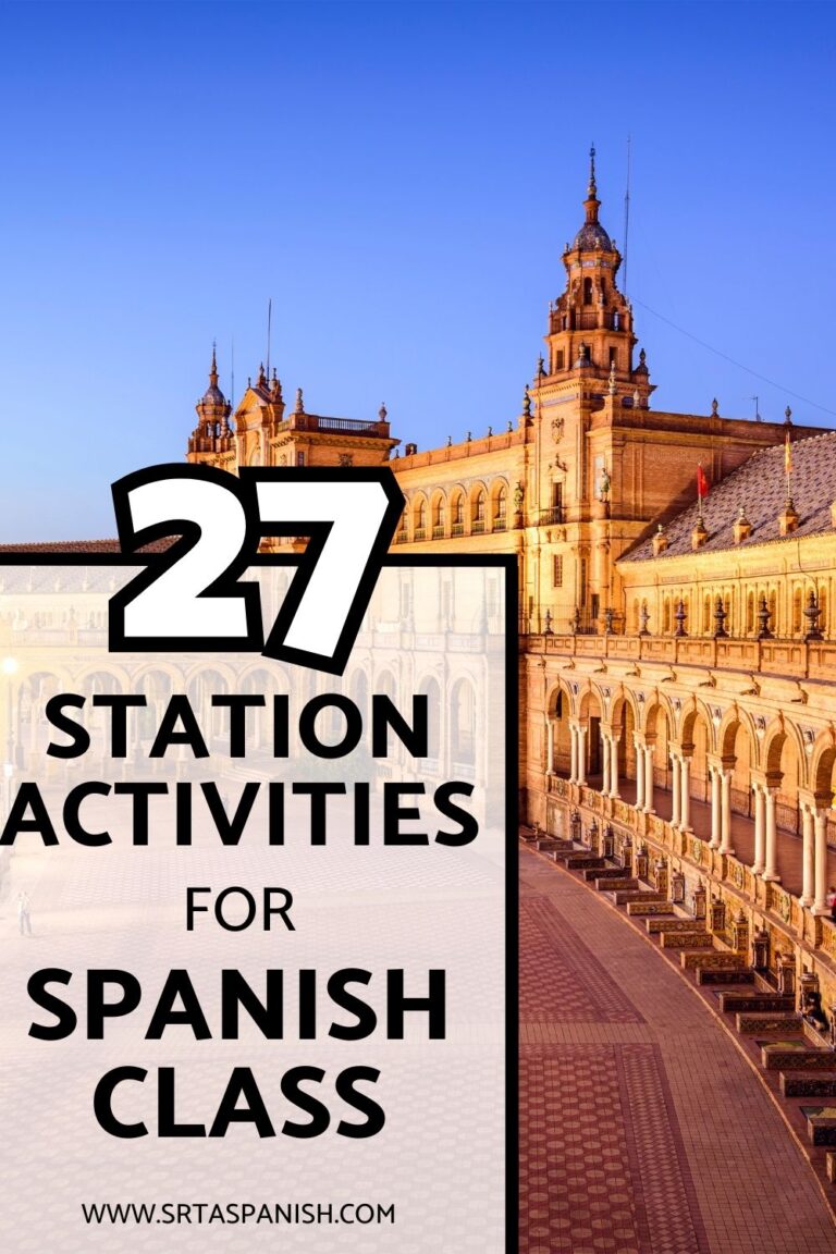 20 Spanish Vocabulary Games - Srta Spanish
