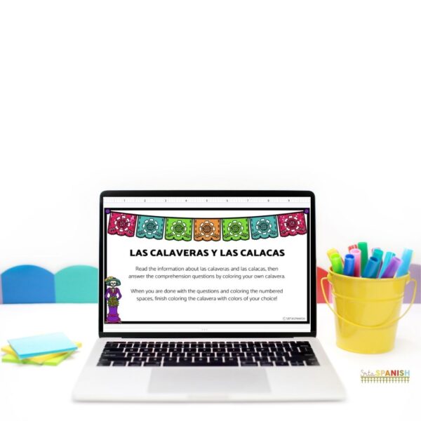 Easy Day of the Dead Art Project for High School Spanish Class - Srta ...