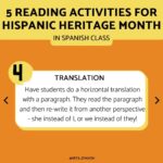 Reading Activities for Hispanic Heritage Month - Srta Spanish