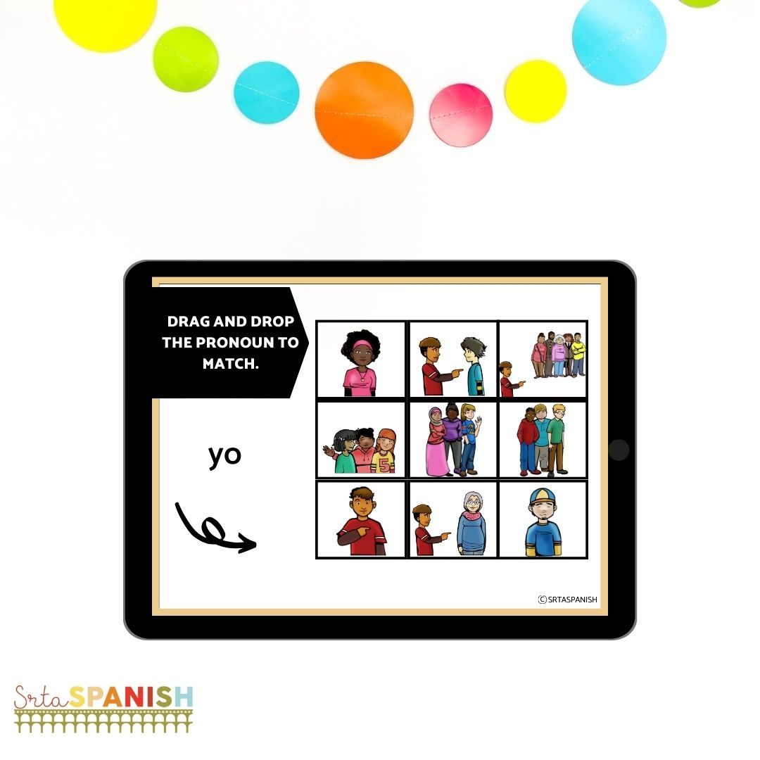 Subject Pronouns Spanish Practice - Srta Spanish