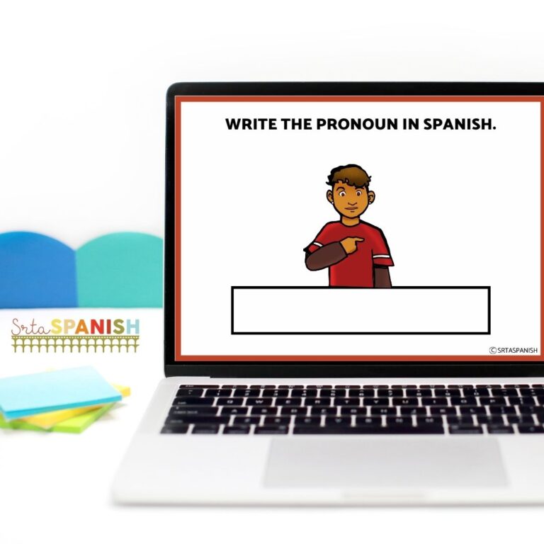 Subject Pronouns Spanish Practice - Srta Spanish