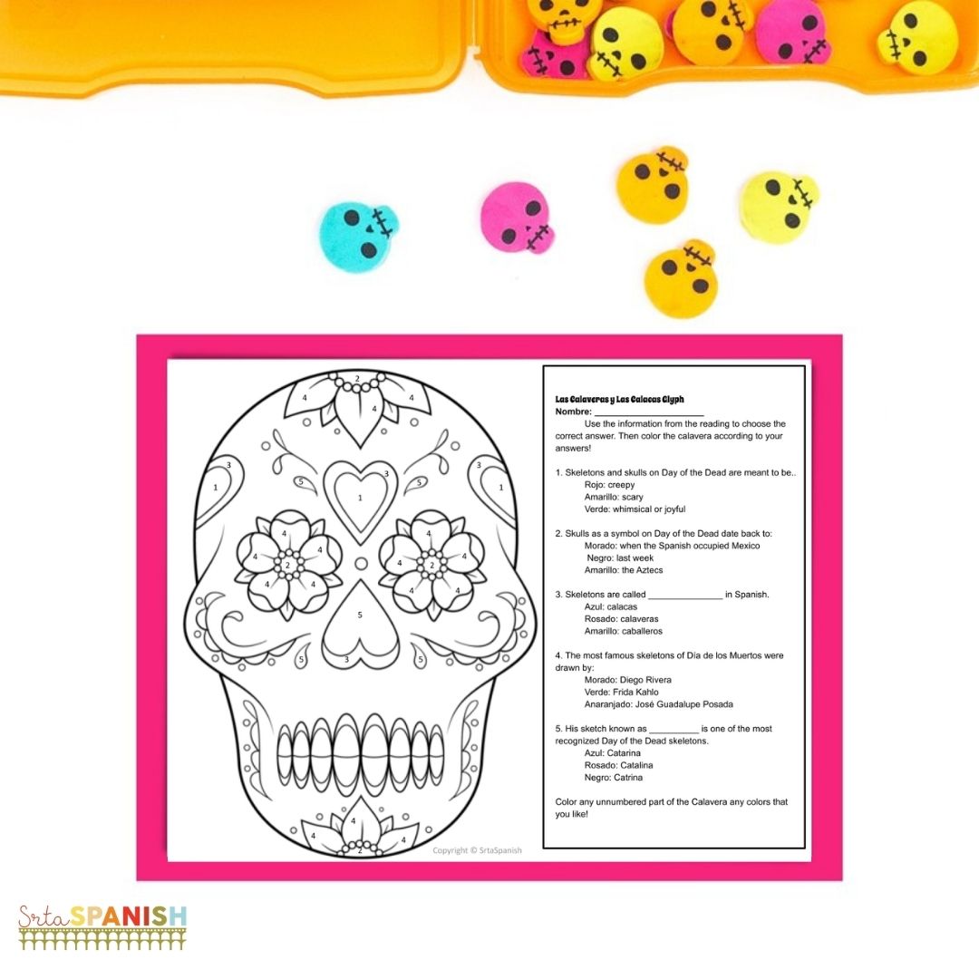 Day of the Dead Activities for Spanish Class - Srta Spanish