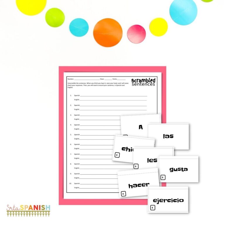 Gustar Spanish Class Activities - Srta Spanish