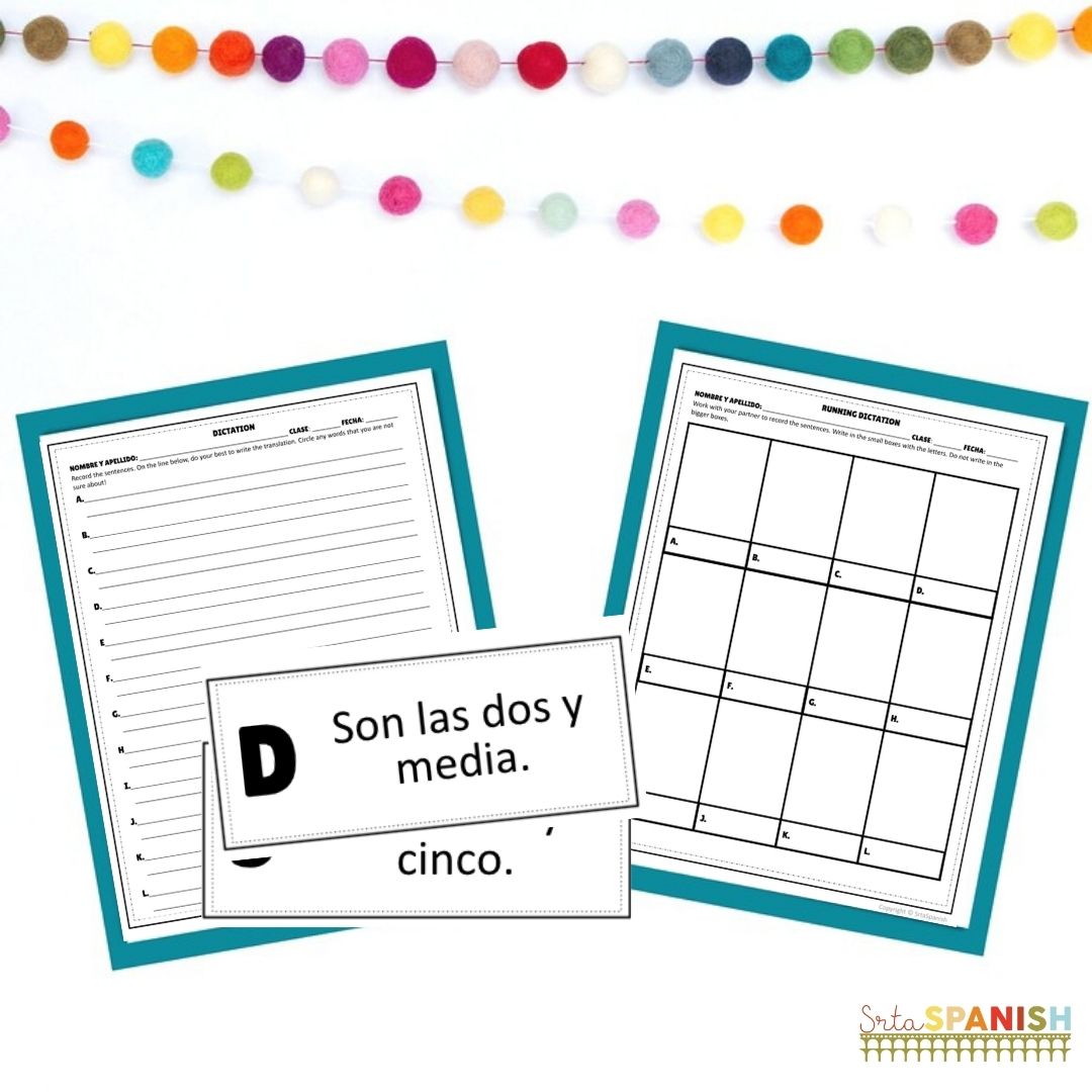 Telling Time in Spanish Lesson Plans and Activities - Srta Spanish