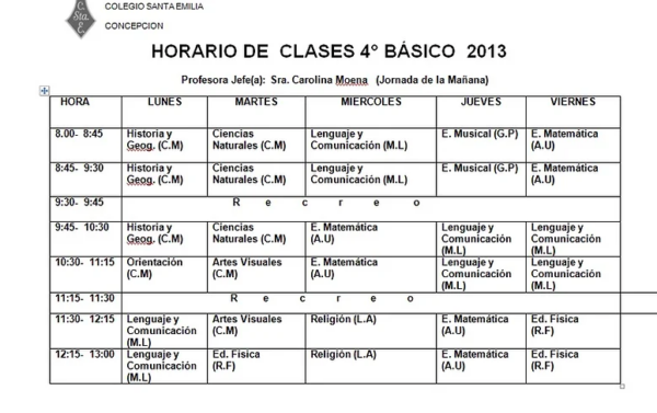 15 School Schedules from Spanish-Speaking Countries - Srta Spanish