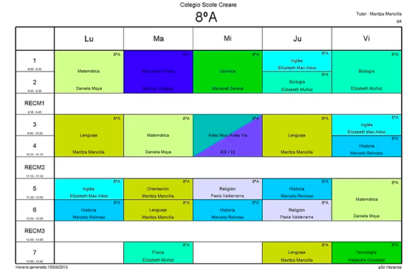 15 School Schedules from Spanish-Speaking Countries - Srta Spanish