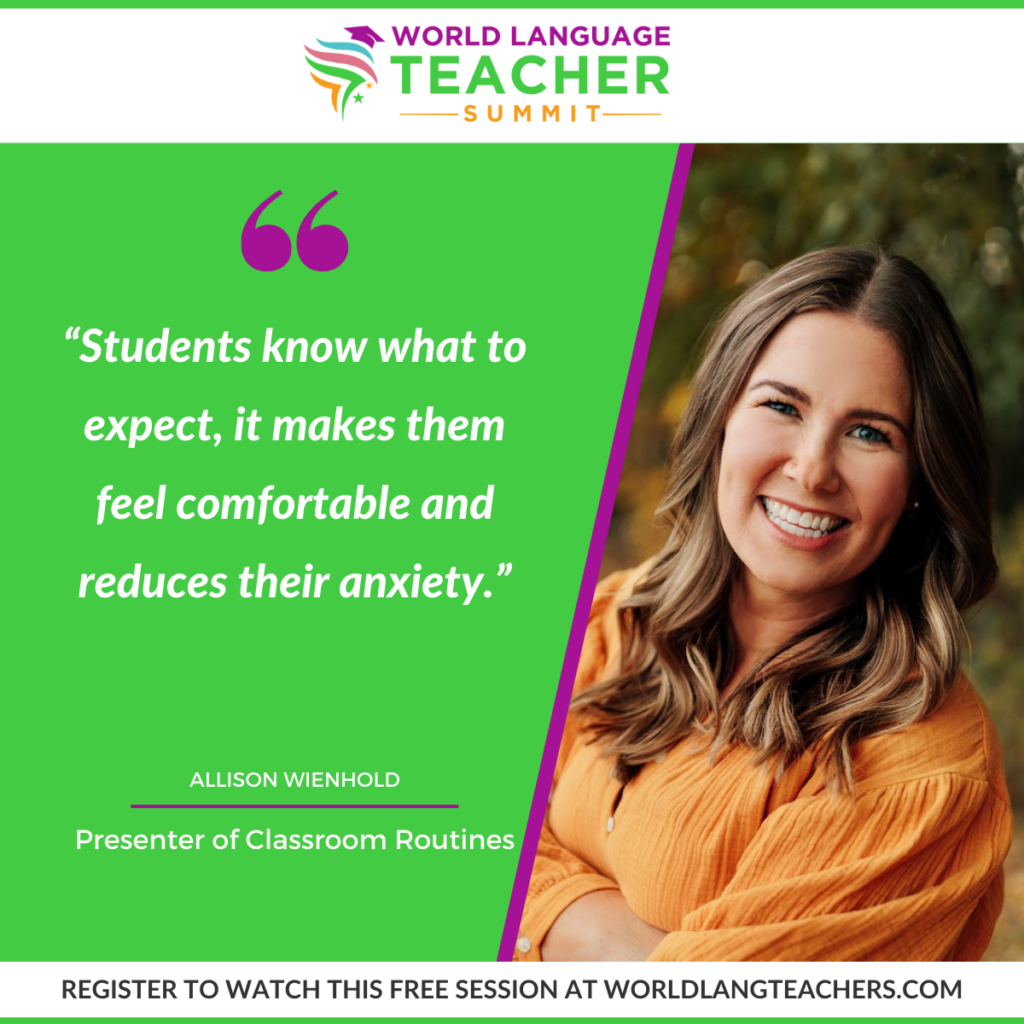 World Language Teacher Summit 2023 - Srta Spanish