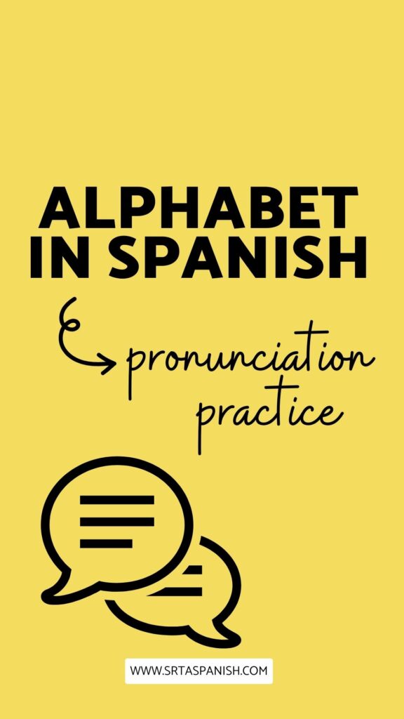 Easily Practice the Alphabet in Spanish with Pronunciation - Srta Spanish