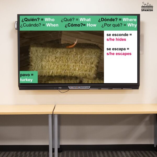 How to Use Picture Talk Activity for Language Class - Srta Spanish