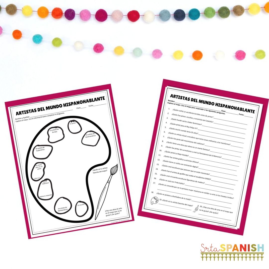 Art in Spanish Class - Srta Spanish