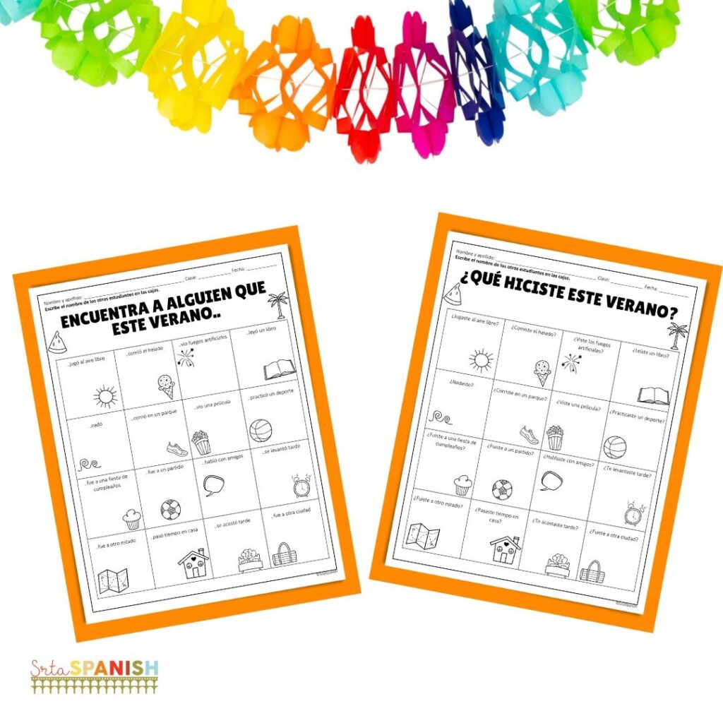 15 Easy Icebreakers for Spanish Class - Srta Spanish