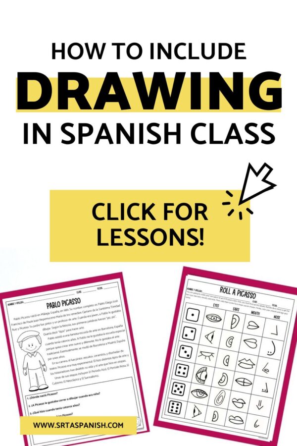 Drawing in Spanish - Srta Spanish