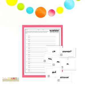 Question Words in Spanish Worksheet and Activities - Srta Spanish