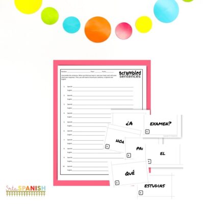 Question Words in Spanish Worksheet and Activities - Srta Spanish