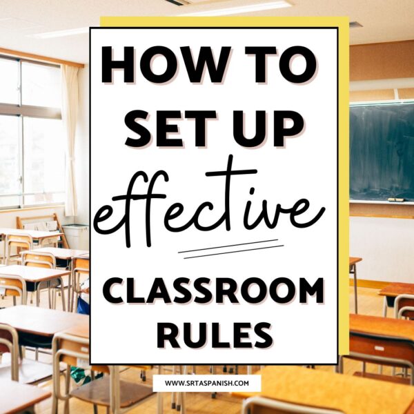 Fun Spanish Class Activities for Back to School - Srta Spanish