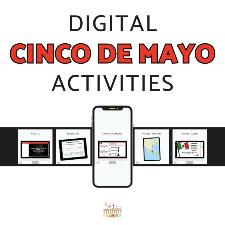 Free Cinco de Mayo Printable PDF Banner - Srta Spanish