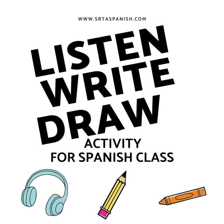 Spanish Listening Exercises with Audio for Beginners - Srta Spanish