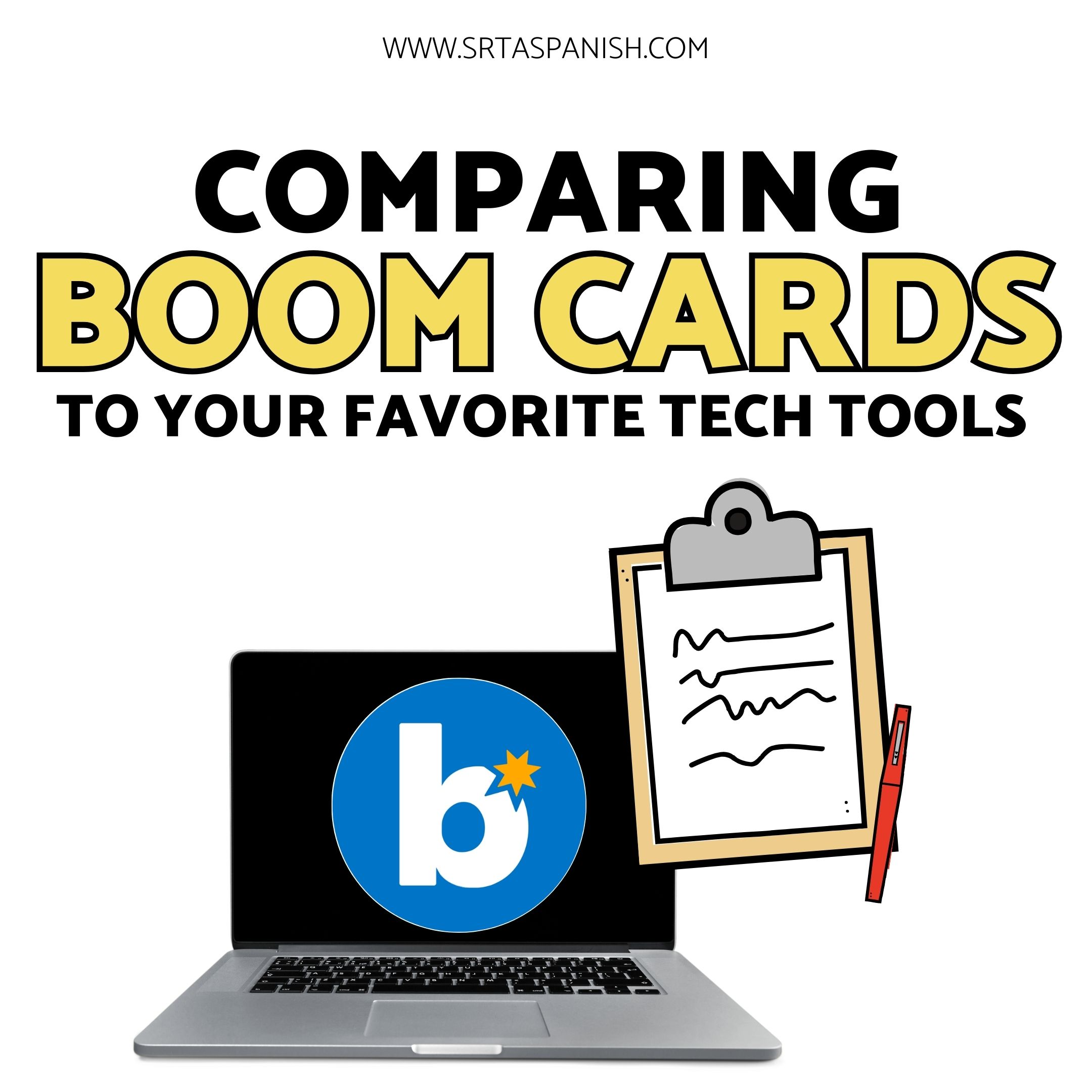 Compare Boom Cards to Other Sites - Srta Spanish