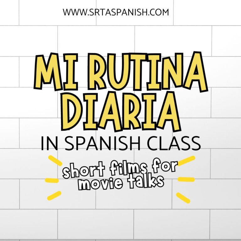 Spanish Daily Routine & Reflexive Verbs Easy Reading - Srta Spanish Spanish Daily Routine & Reflexive Verbs Easy Reading - Srta Spanish