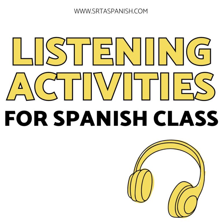 Spanish Listening Exercises with Audio for Beginners - Srta Spanish