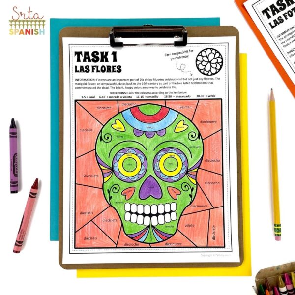 Day of the Dead Worksheets & Reading Activities - Srta Spanish
