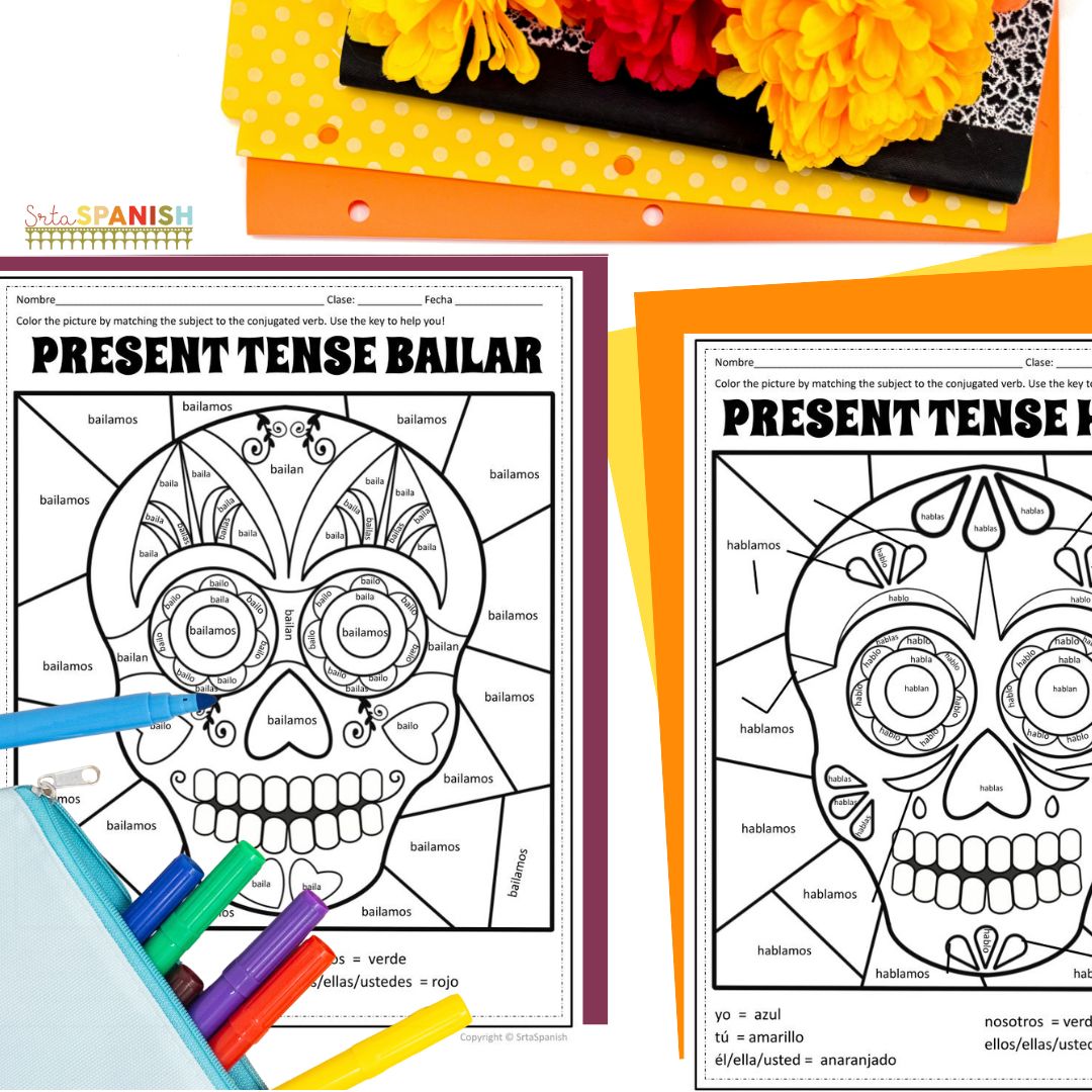 Day of the Dead Worksheets & Reading Activities - Srta Spanish