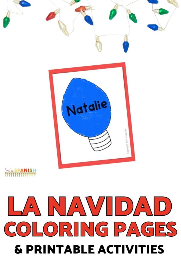 Feliz Navidad Printable Spanish Christmas Coloring Pages - Srta Spanish