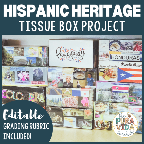 17 Hispanic Heritage Month Spanish Project Ideas - Srta Spanish
