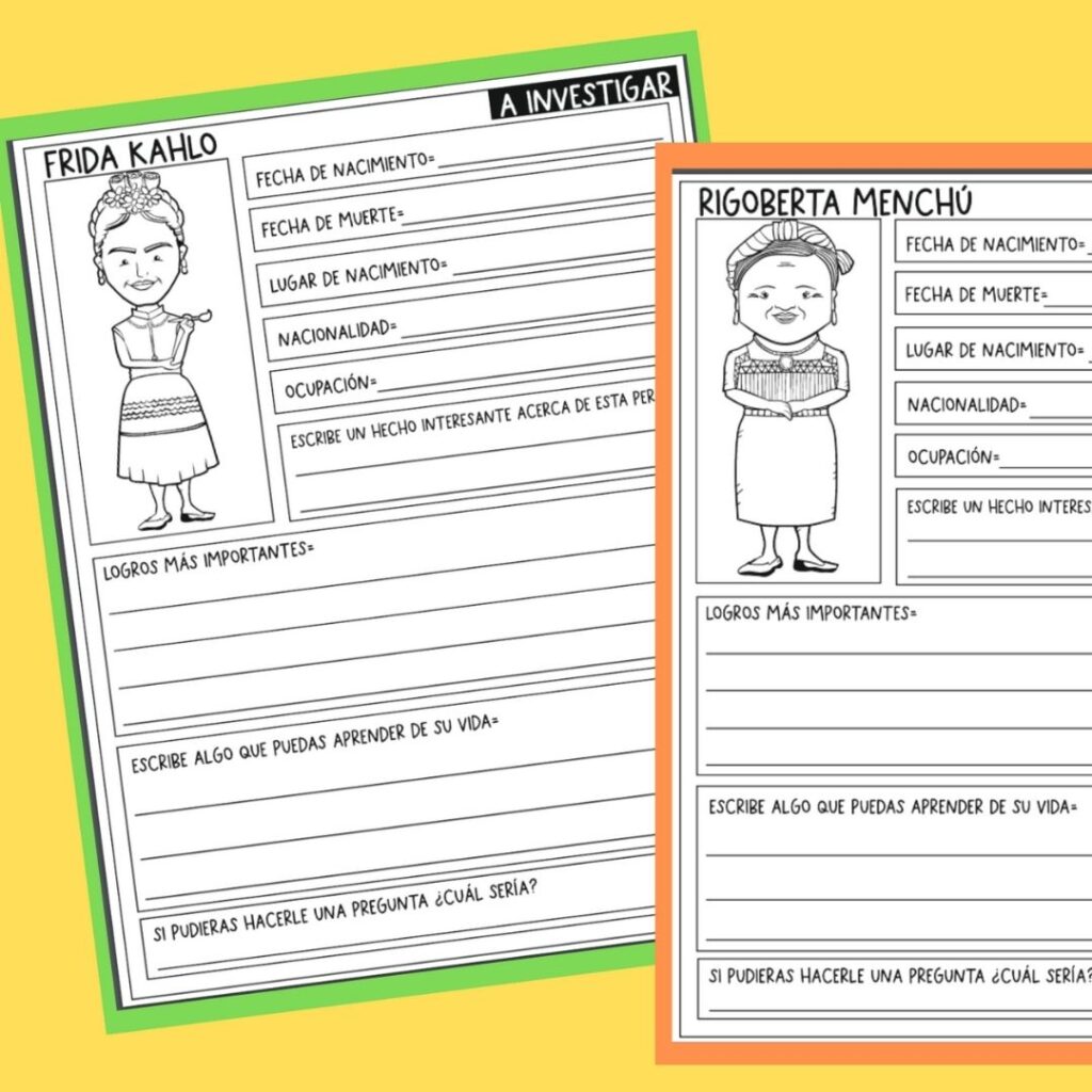 17 Hispanic Heritage Month Spanish Project Ideas - Srta Spanish