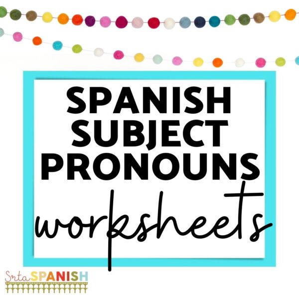 Spanish Color by Number Worksheets & Printables - Srta Spanish