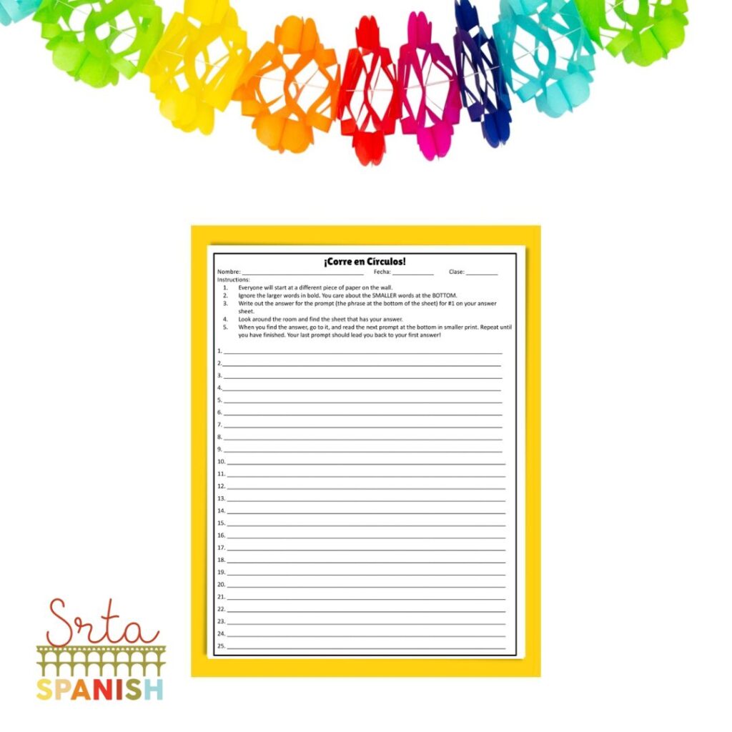 Teaching Future Tense Spanish Practice Worksheets - Srta Spanish
