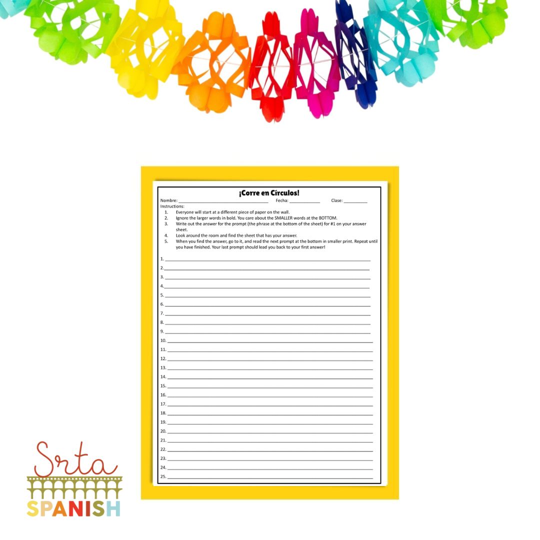 Teaching Future Tense Spanish Practice Worksheets - Srta Spanish